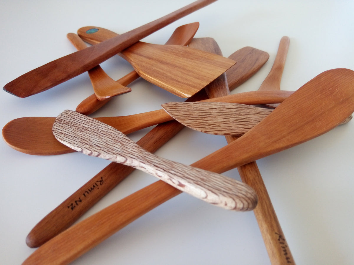 Small and useful, wood, handmade, Rimu, NZ, kitchen, timber, matai ...